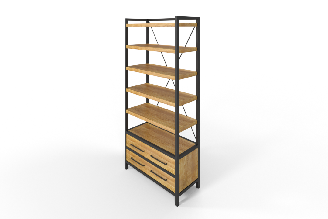 Regały loftowe do nowoczesnego mieszkania. Oryginalny design i forma.
