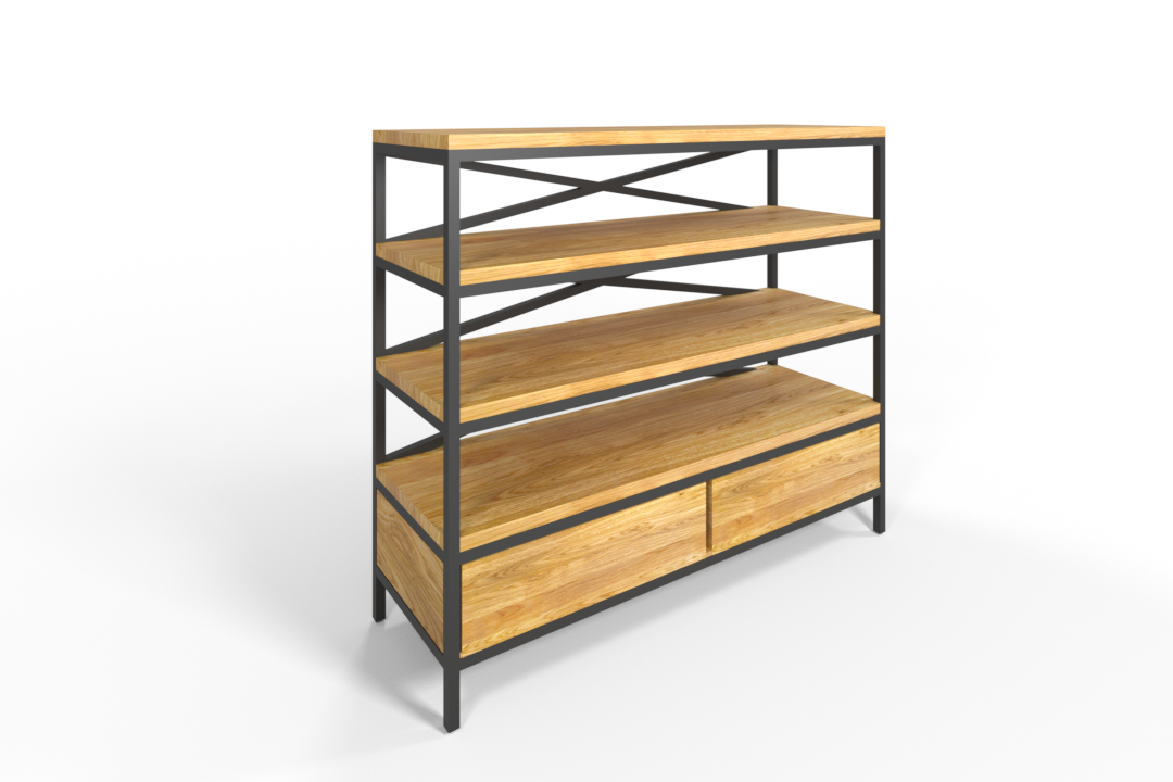 Regały loftowe do nowoczesnego mieszkania. Oryginalny design i forma.