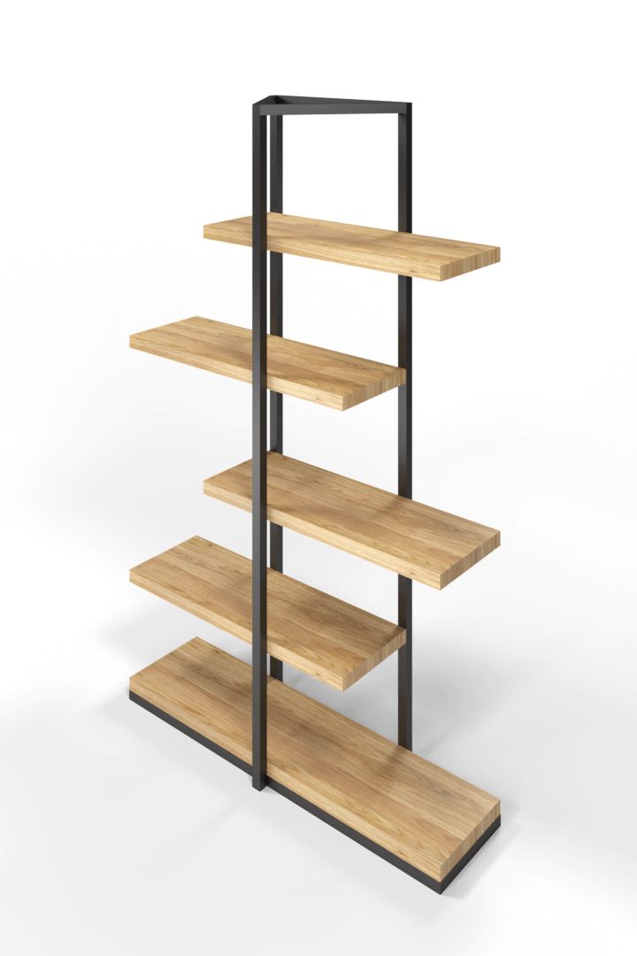 Regały loftowe do nowoczesnego mieszkania. Oryginalny design i forma.